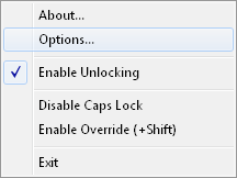 CapsUnlocker - unlock Caps Lock key after a period of no keyboard activity - IT Samples